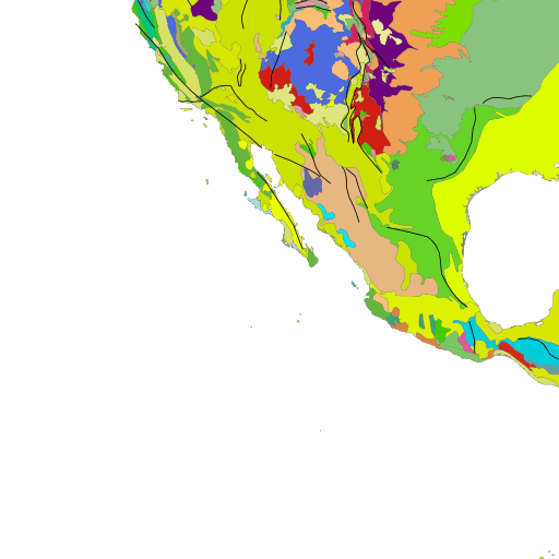 Macrostrat - Geological map