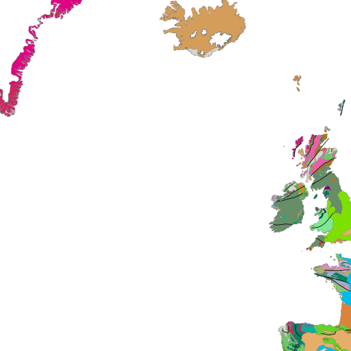 Macrostrat - Geological map