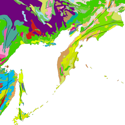 Macrostrat - Geological map