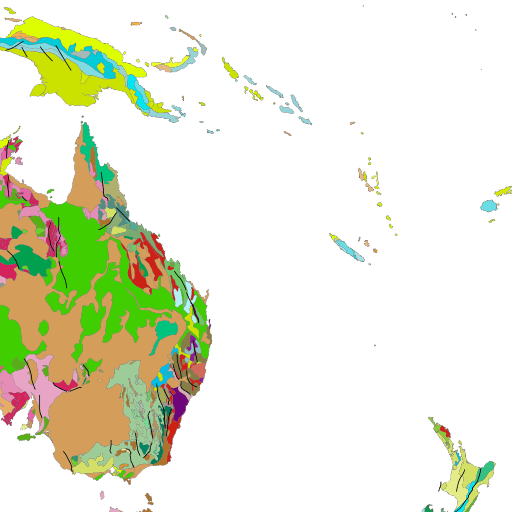 Macrostrat - Geological map